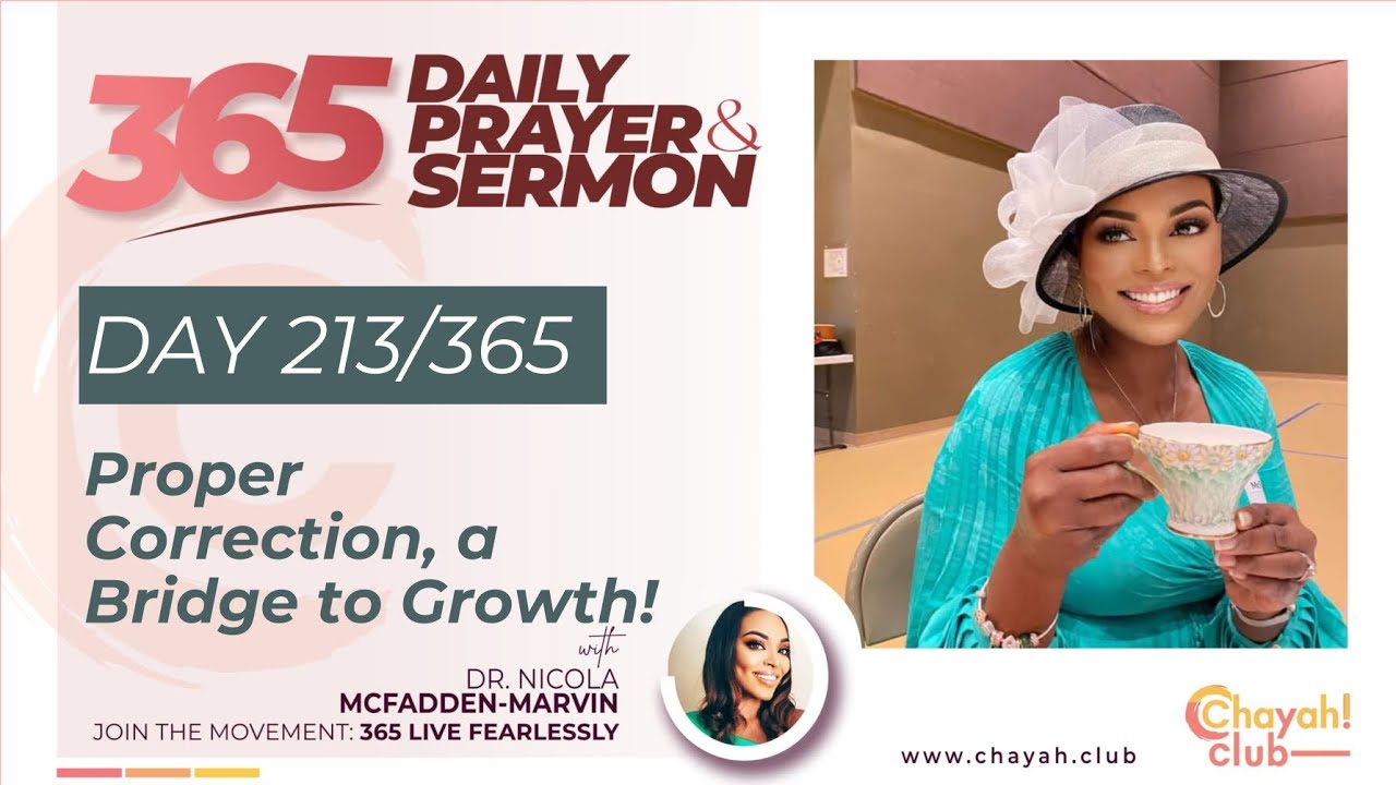 Day 213: Prosper correction, a bridge to growth. Nicola McFadden-Marvin ...
