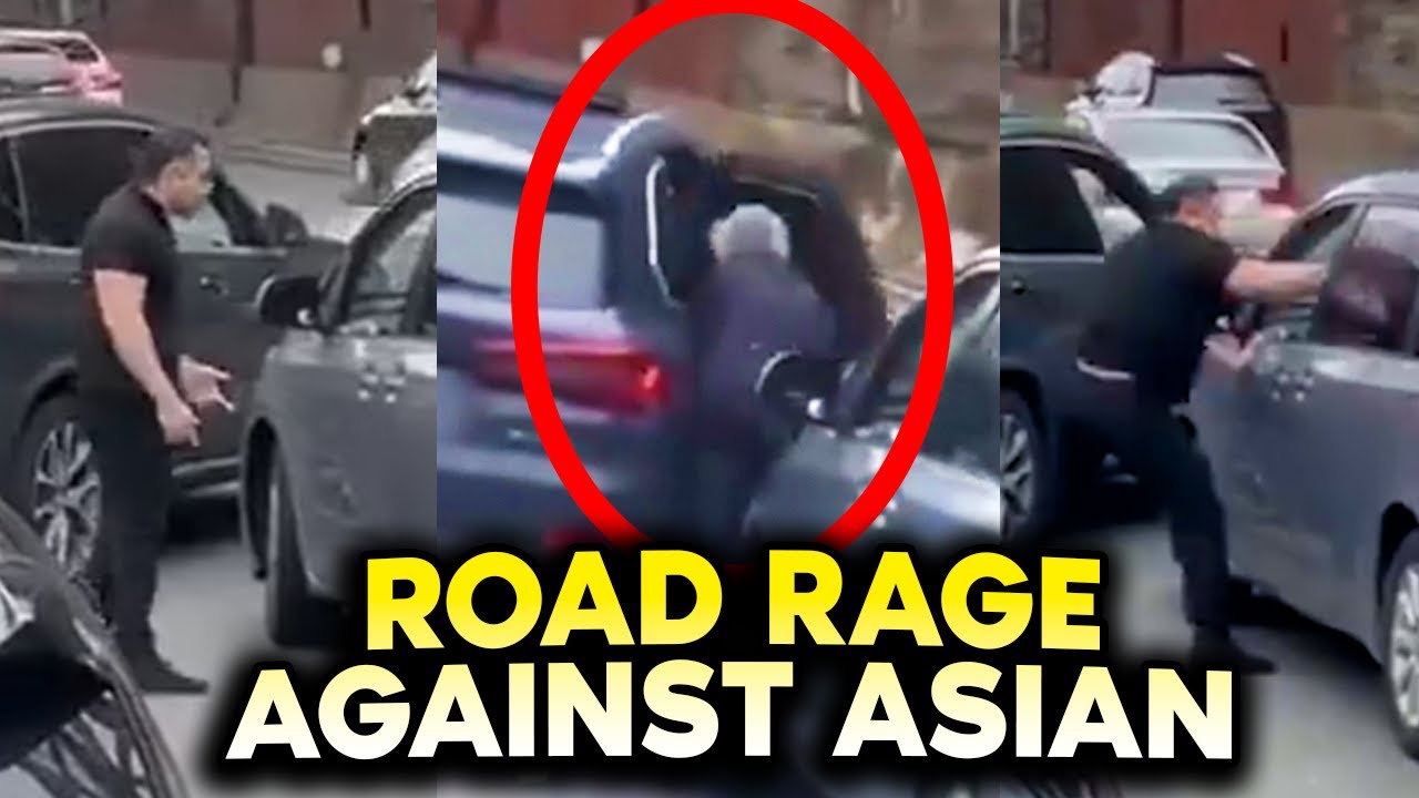 Asian Struck In WEIRD Road Rage Incident - YouTube