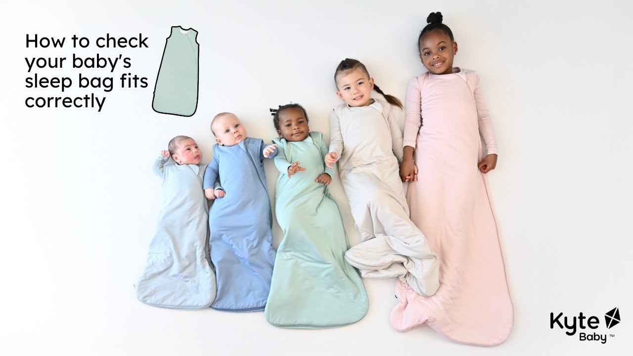 How to pick the proper size Kyte Baby sleep bag for your baby - YouTube