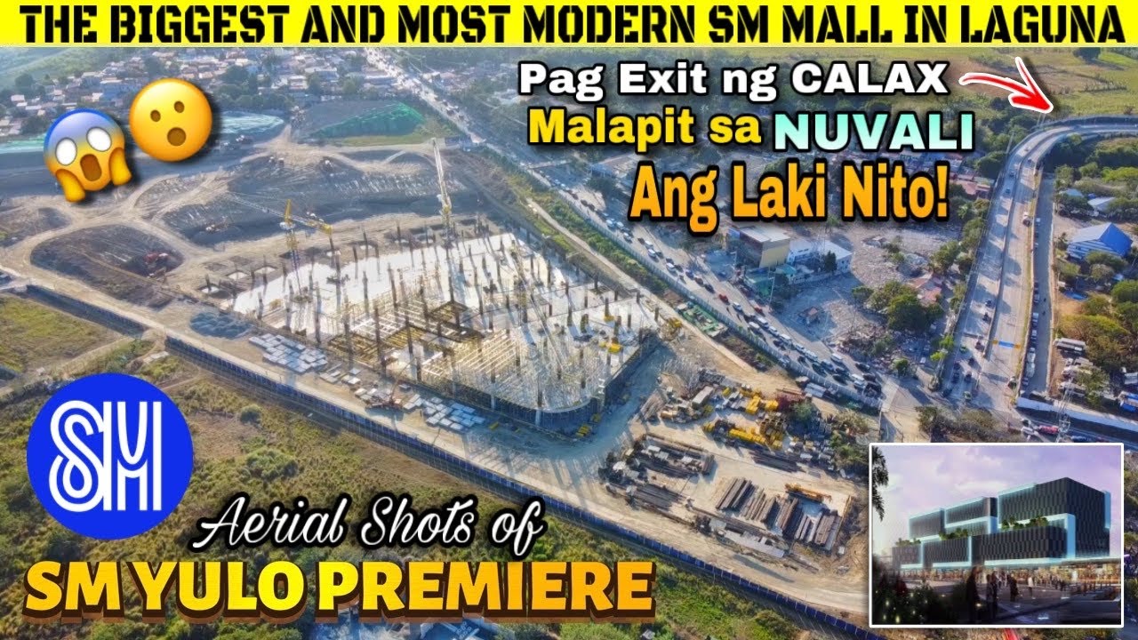 WOW ! BIGGEST AND MOST MODERN SM MALL in LAGUNA is HERE ! SM YULO ...