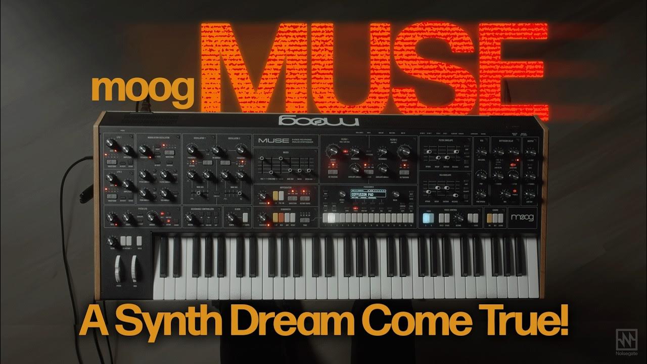 Moog Muse 8 Voice Poly Synth Review: Arpeggiator, Sequencer & Stereo ...