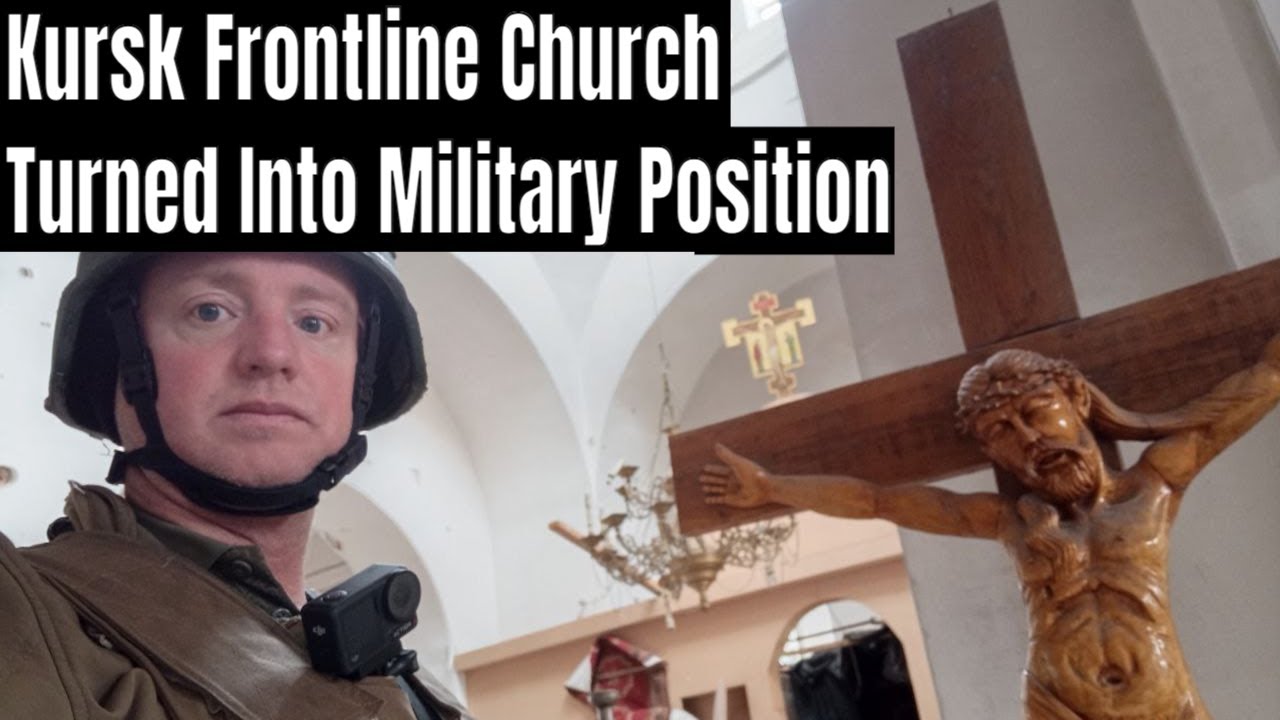 Kursk - Sumy Frontline: Ukraine Army Church Firing Position In Combat ...