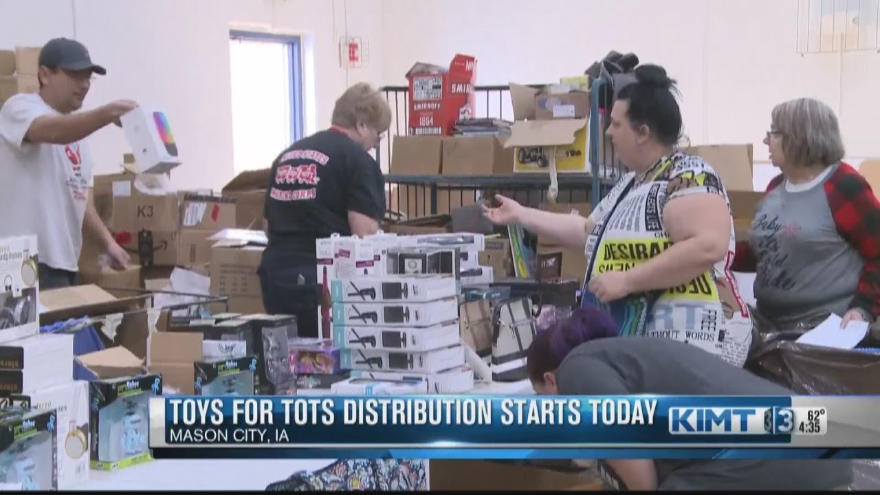 Toys for Tots distribution starts today 4 - YouTube