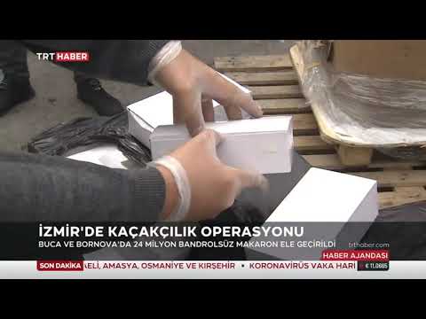 İzmir'de Kaçakçılık Operasyonu 2.11.2021 TURKEY