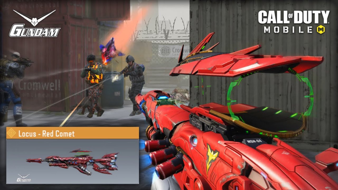 Locus - Red Comet Gameplay | CODM x GUNDAM Universe | Hardpoint ...