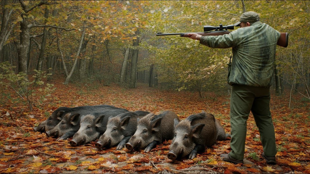 Top the Most Beautiful Wild Boar Hunting Scenes - YouTube