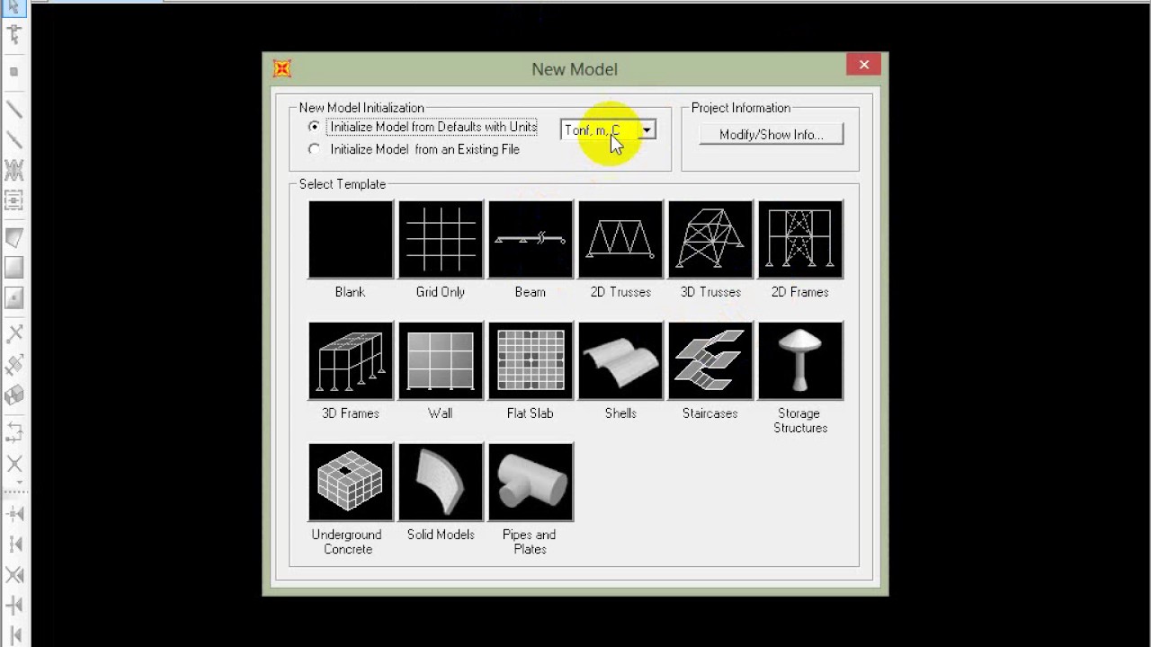 Tutorial 1 ( Modeling of Beams, Frames and Trusses on SAP) - YouTube