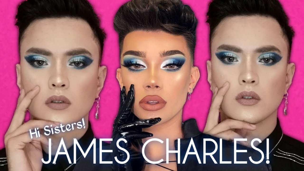 JAMES CHARLES INSPIRED MAKEUP TUTORIAL | VLOG32 | JOHN MESIA - YouTube
