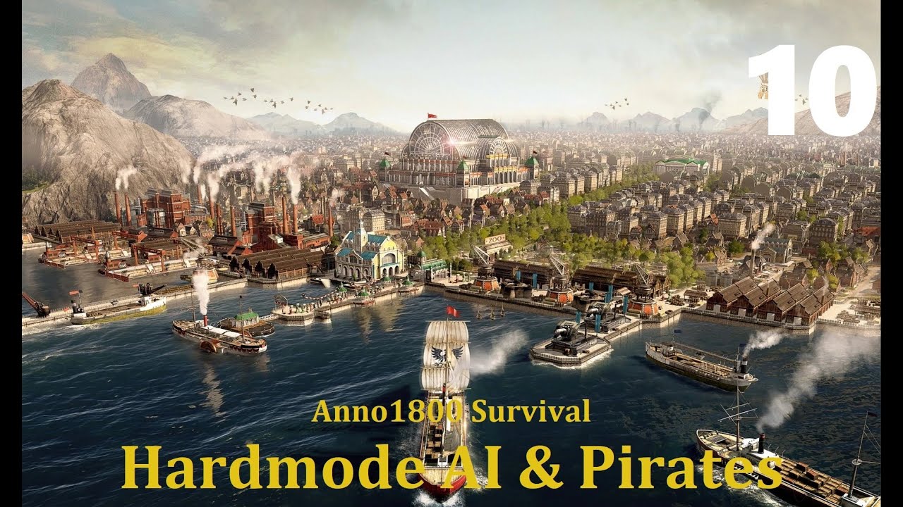 Ms Hunt Attacks!!! - Anno1800 Survival Hard Mode Part 10 - YouTube