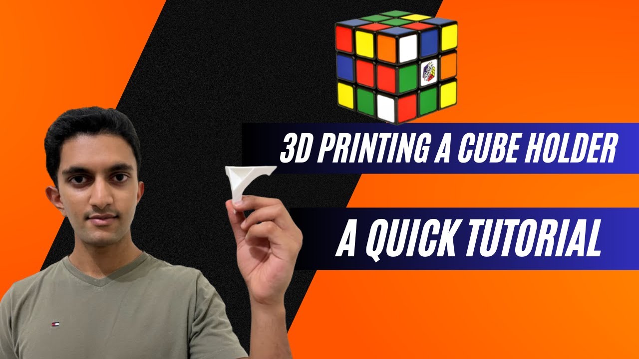 3D Printing A Speedcube Holder | Thingiverse - YouTube