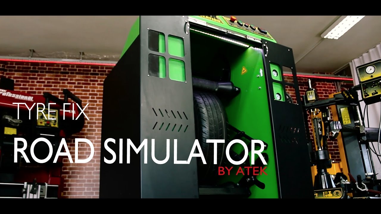 Tyre Fix Road Simulator By Atek Makina - Teaser and User Video - YouTube