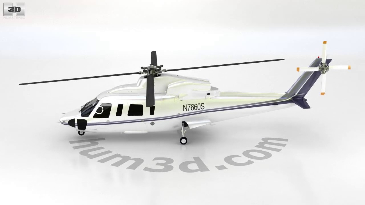 Sikorsky S-76 3D model by 3DModels.org - YouTube