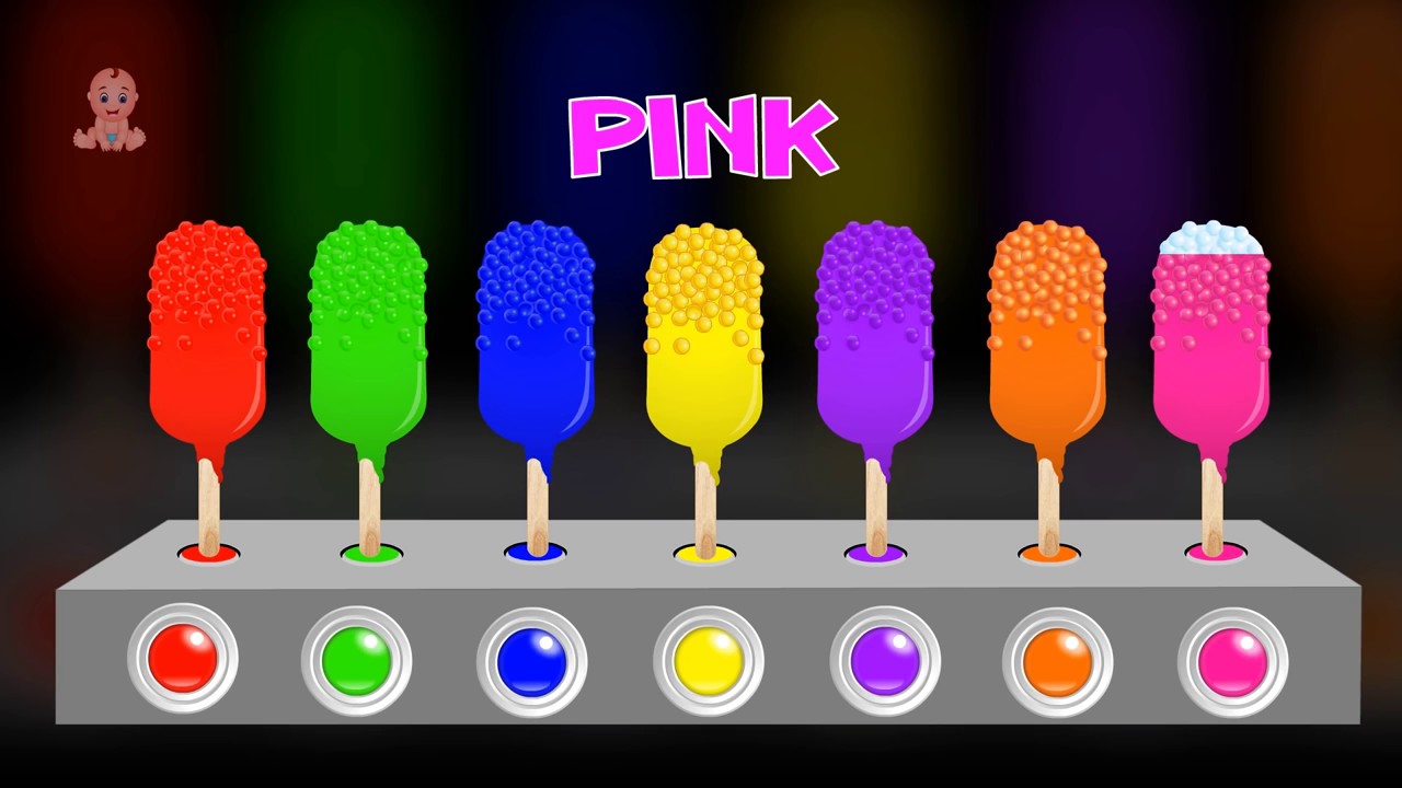 299 Learn Numbers with Ice Cream Popsicles Learning Colors and Numbers ...