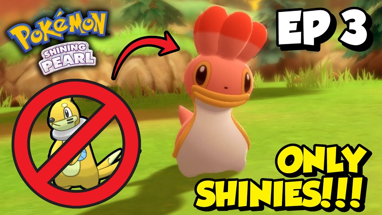 Pokemon Shining Pearl But I Can Only Use SHINY Pokemon Ep 3 | LIVE ...