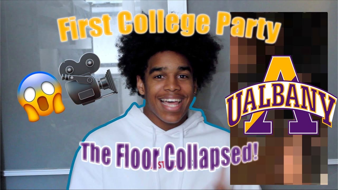 STORY TIME: FIRST COLLEGE PARTY @ UALBANY😰 - YouTube