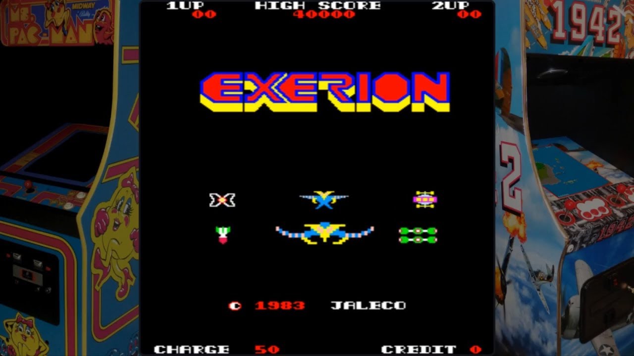 Exerion - Jaleco (1983) / Arcade Game - YouTube