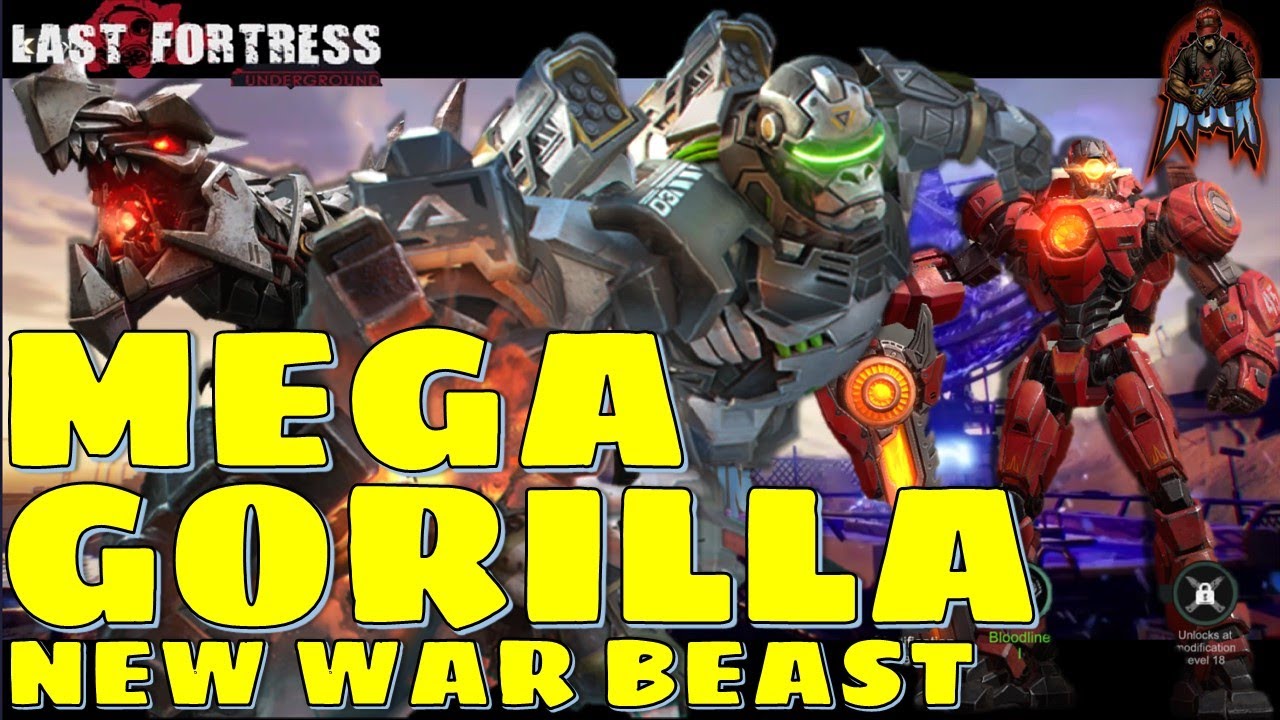 Last Fortress: Underground - New War Beast- The Mega Gorilla. - YouTube