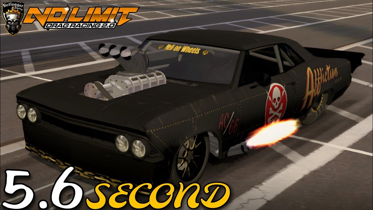 Chevelle SS Tune 5.6 Second 1/4 Mile No limit Drag Racing 2 Full system ...