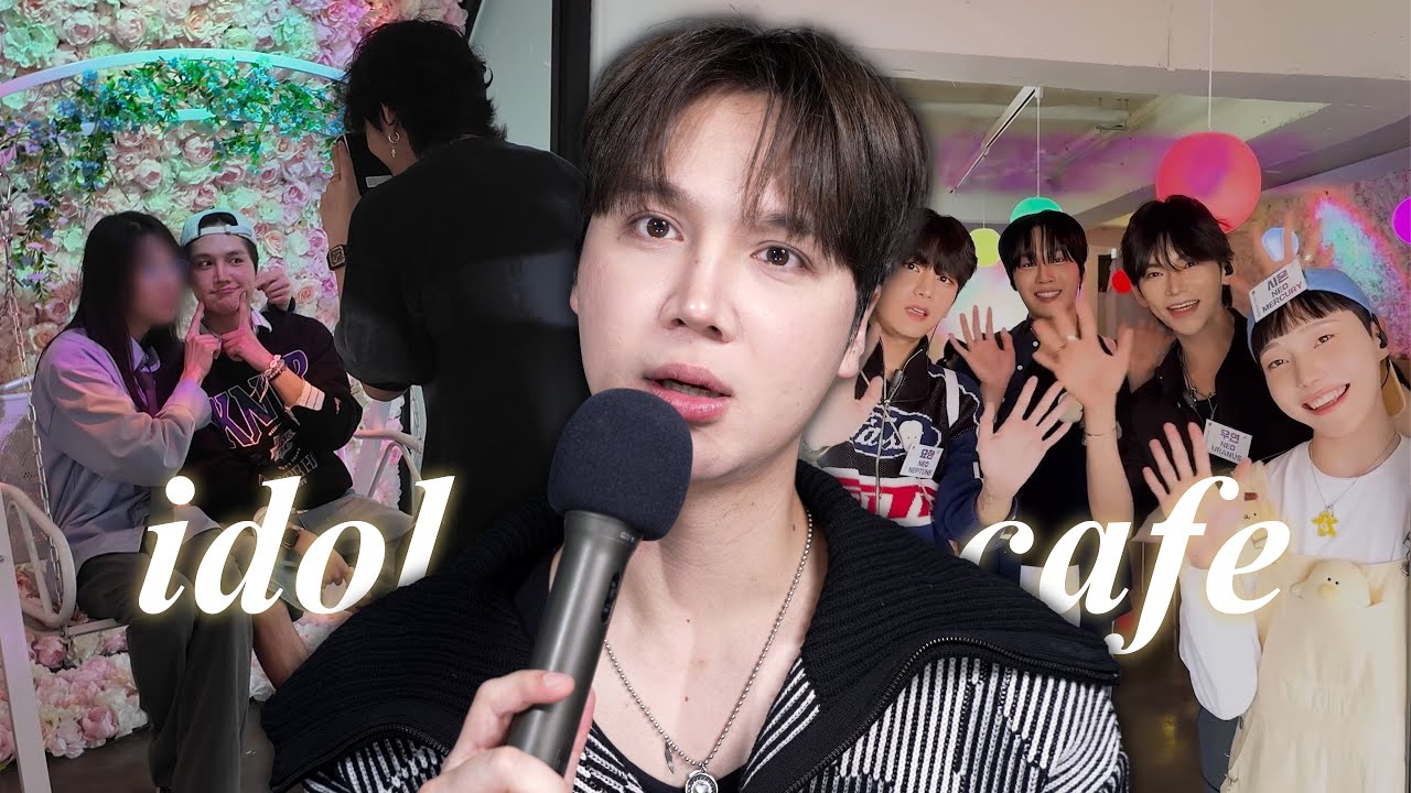 So I visited an idol cafe in Seoul... - YouTube