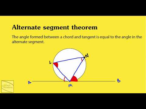 PG10 (Alternate Segment Theorem) - YouTube