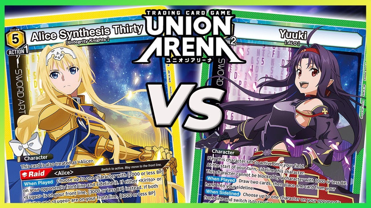 Union Arena Alice Integrity Knights vs Yuuki & Asuna | North America ...