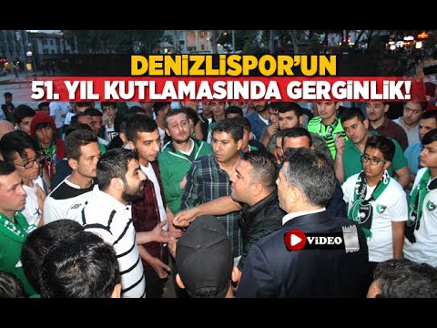Denizlispor’un 51. yıl kutlamasında gerginlik - Denizli Haber - HABERDENİZLİ.COM