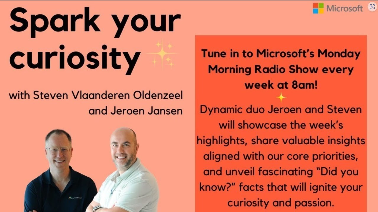 Microsoft Monday Morning Radio Show - YouTube