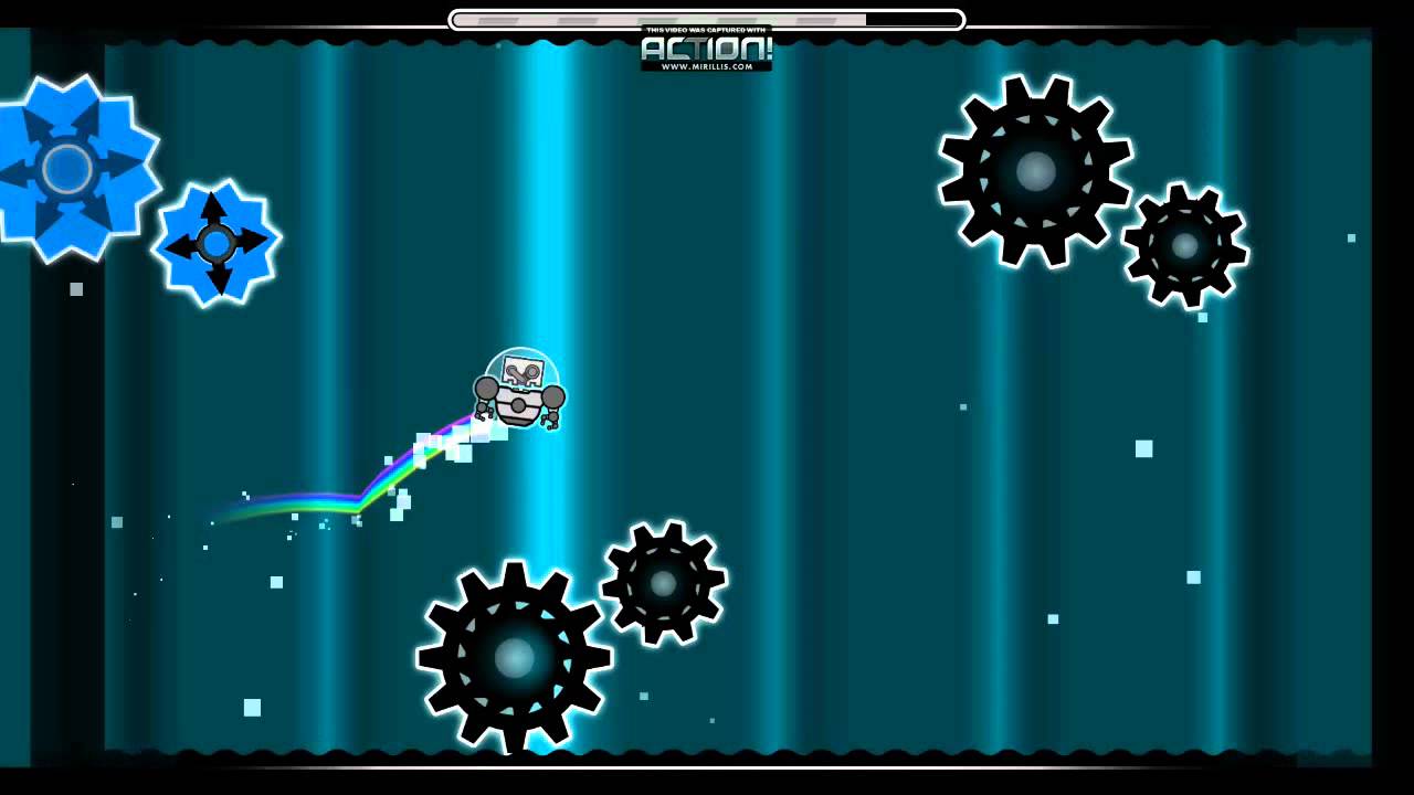 Geometry Dash Blue Ocean! - YouTube