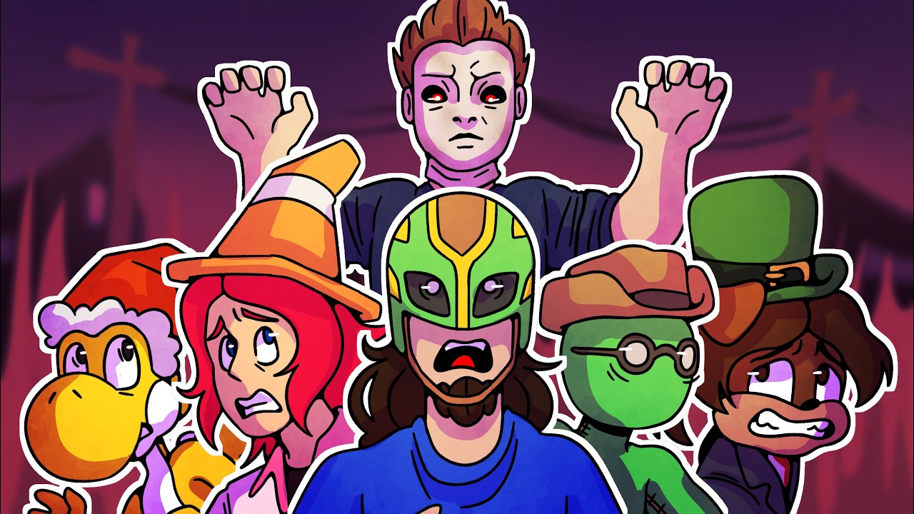 A VERY SPOOKY Pummel Party Custom Board with Friends - YouTube