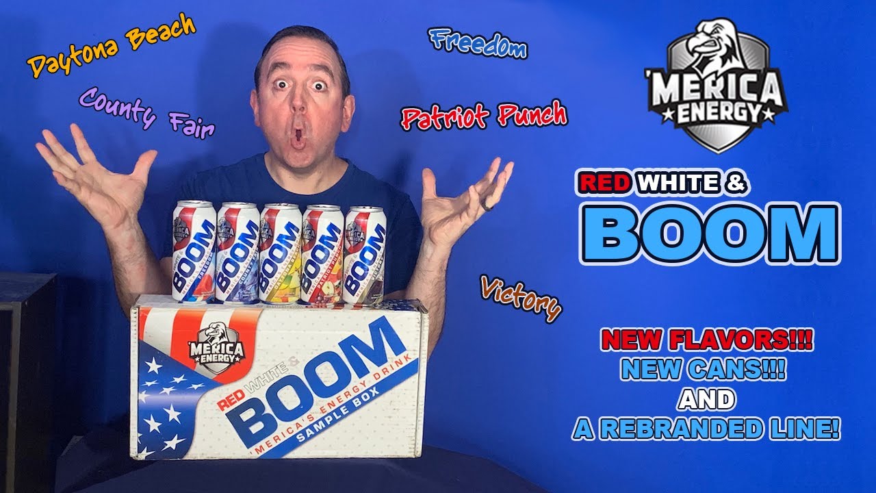 Merica Energy Drink Review! NEW Merica energy drinks! County Fair ...