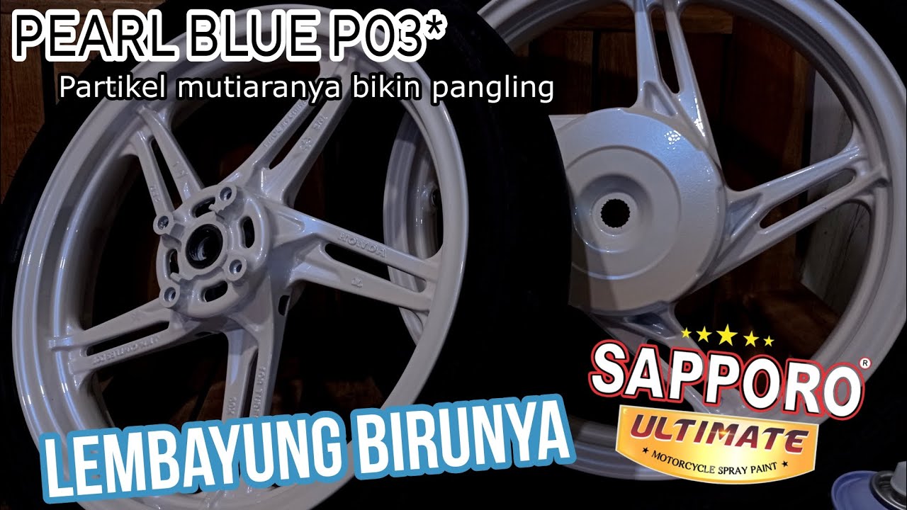 Lembayung Birunya Sapporo ultimate | Repaint velg Putih Honda new Beat ...