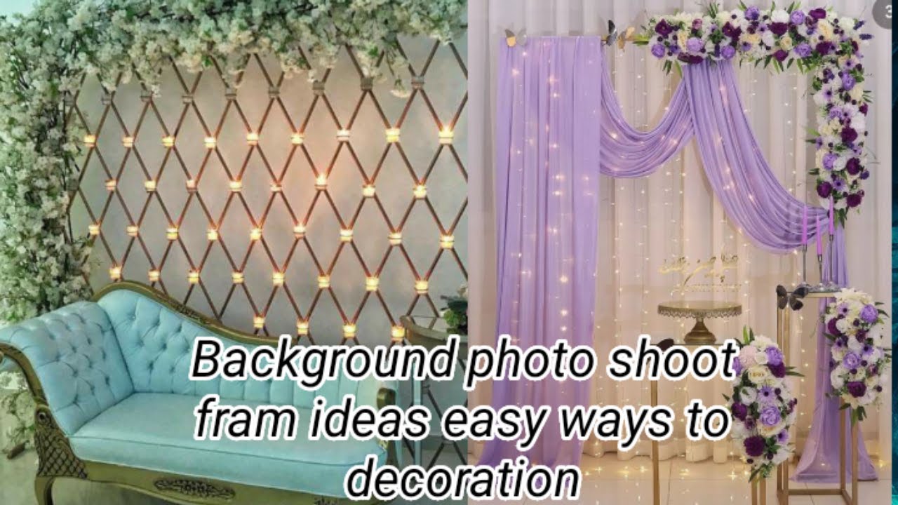 background photo shoot frame ideas - YouTube