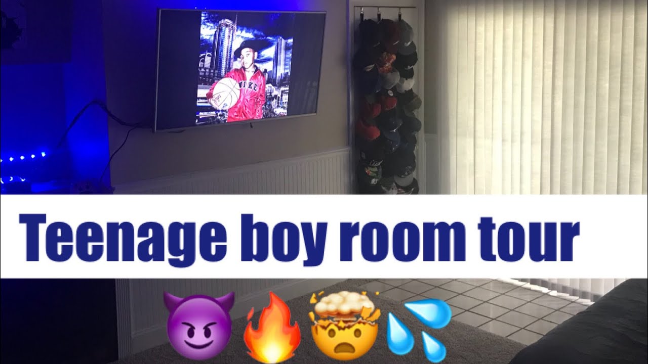 Teenage boy room tour 😈🔥 - YouTube
