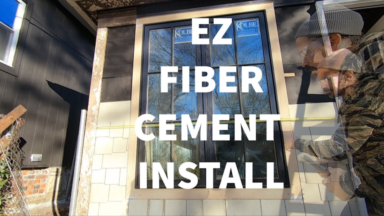 Fiber Cement Siding Install - Cedar Shake Shingle Fiber Cement - How to ...