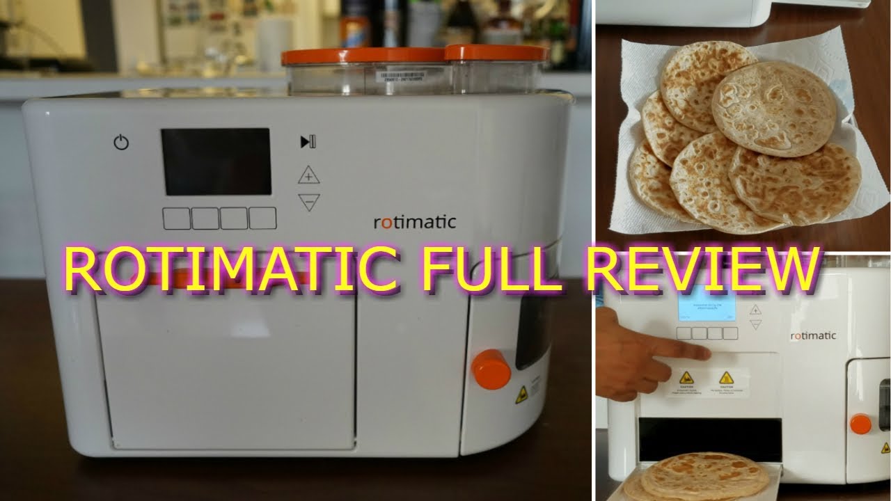 ROTIMATIC: ROTI MAKING ROBOT | LIVE DEMO | FULL REVIEW WITH Q&A's - YouTube