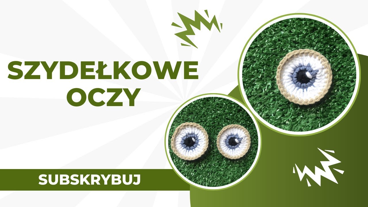 OCZY NA SZYDEŁKU. JAK ZROBIĆ SZYDEŁKOWE OKO. TUTORIAL KROK PO KROKU ...