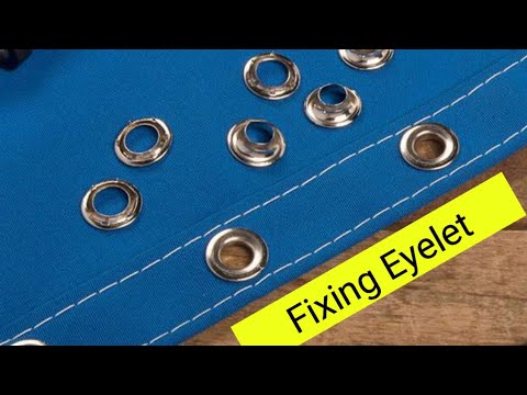 HOW TO FIX AN EYELET - YouTube