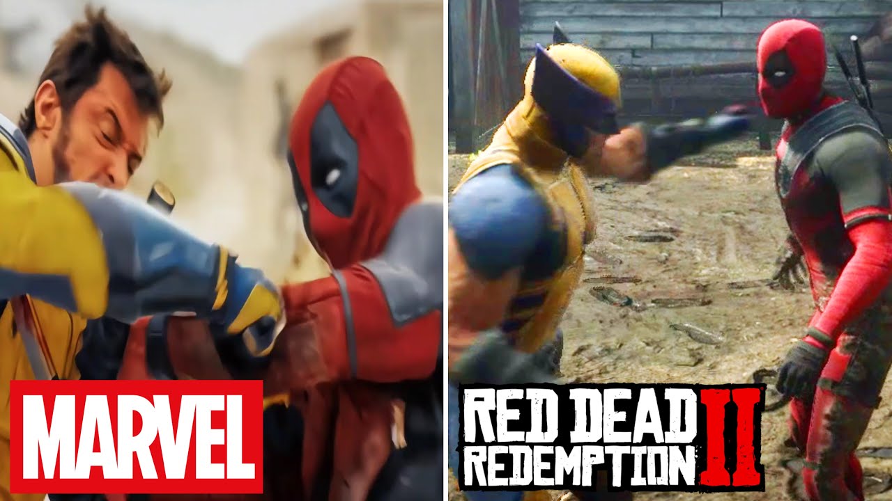 Película VS Juego RDR2 | Deadpool VS Wolverine - YouTube