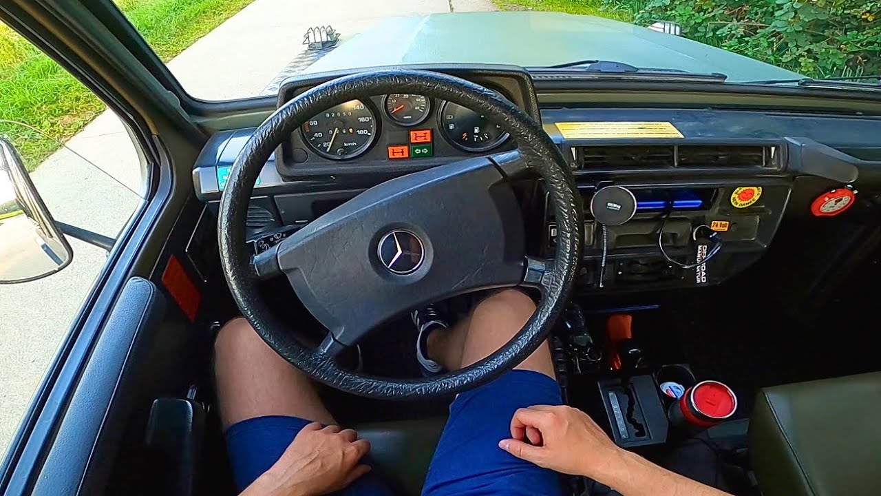 1994 Mercedes Benz G Class W461 - pov test drive - YouTube