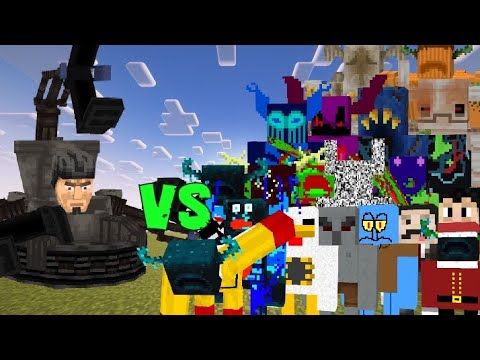 Detainer Astro Toilet VS Weird Warden's(Minecraft Mob Battle) - YouTube