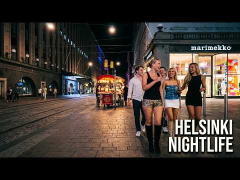 HELSINKI NIGHTLIFE 4K