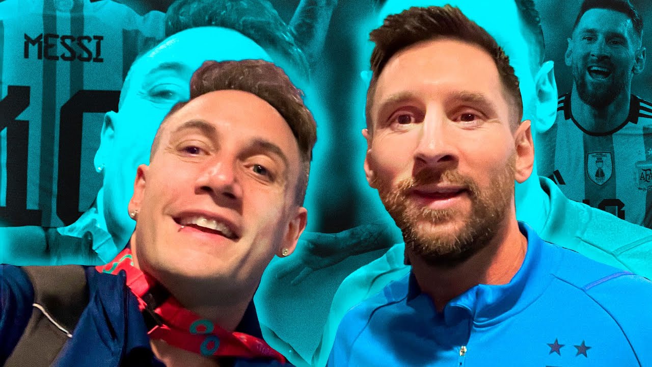 MOMO CONOCIÓ A MESSI💙 - YouTube