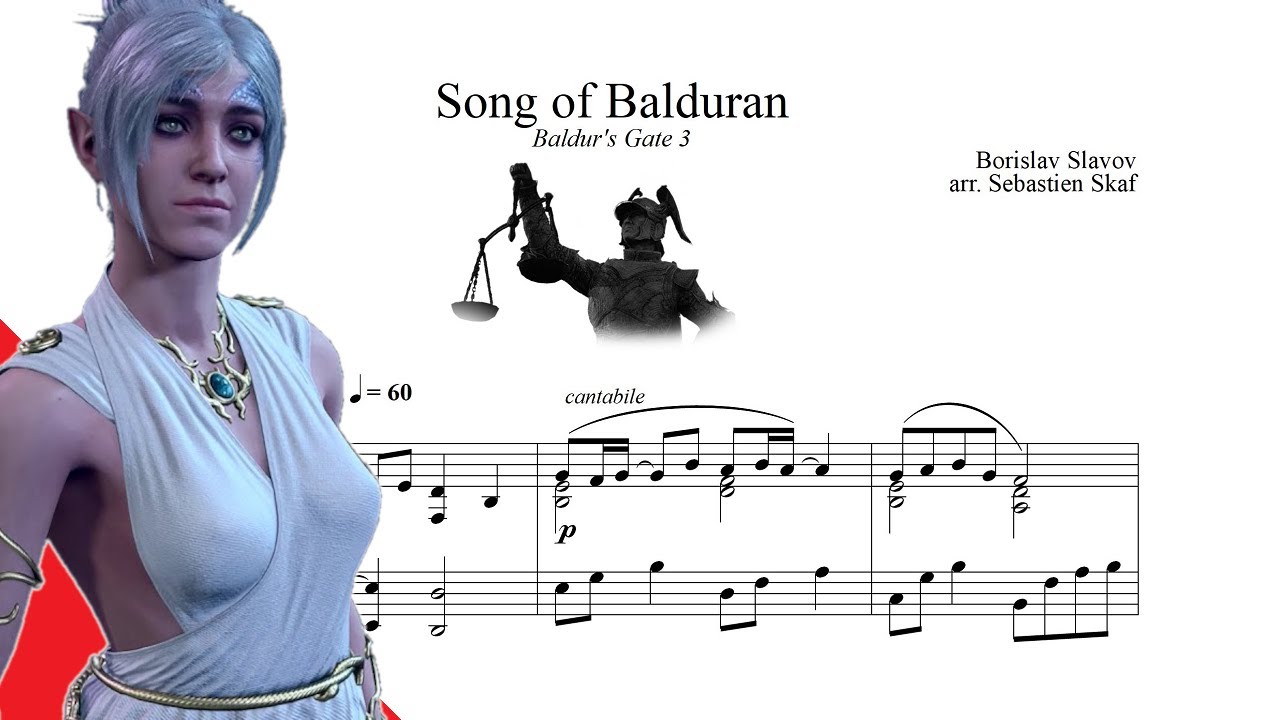 Song of Balduran | Baldur's Gate 3 Piano cover - YouTube