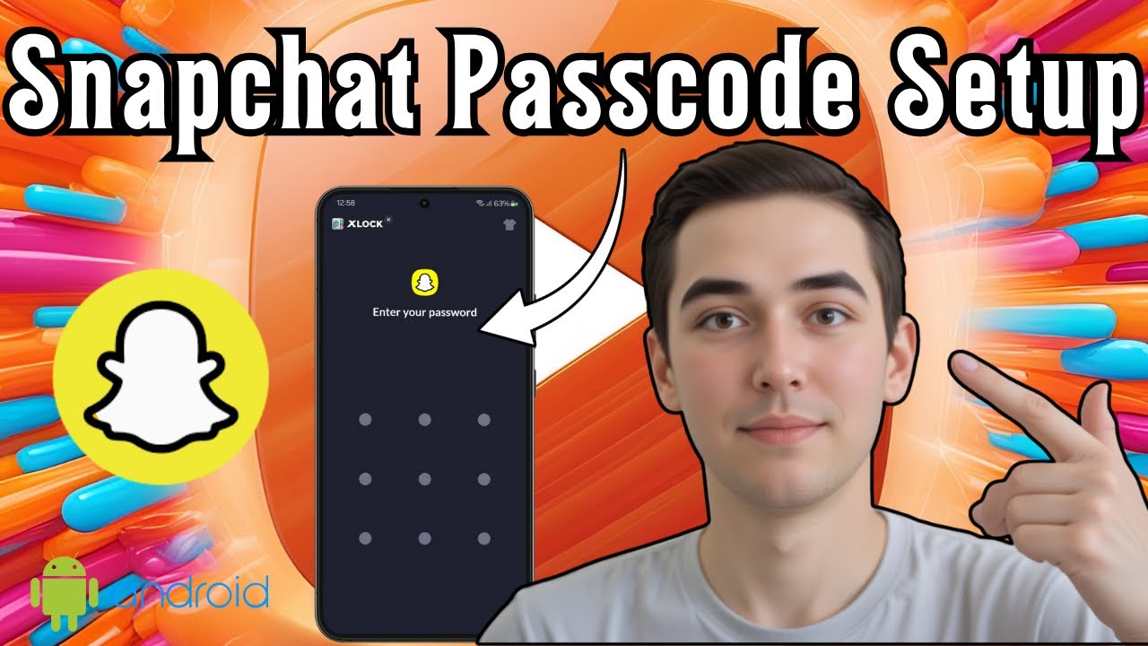 How To Passcode Lock Snapchat Account On Android - Full Guide - YouTube