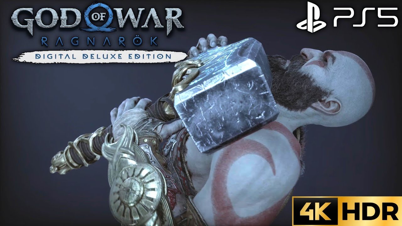 Power of Thor's Hammer God of War Ragnarok Thor Threw Kratos Far Away ...