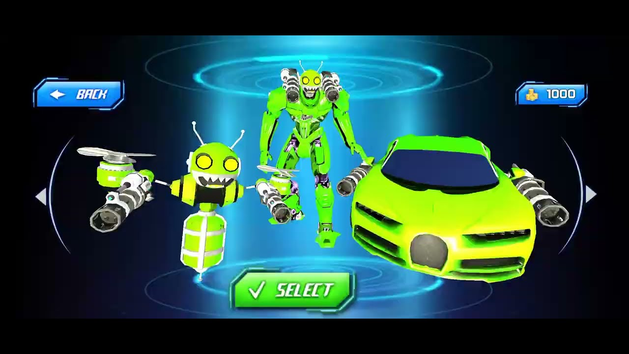 Honey Bee Robot Car Game: Robot Transformation 3D - YouTube