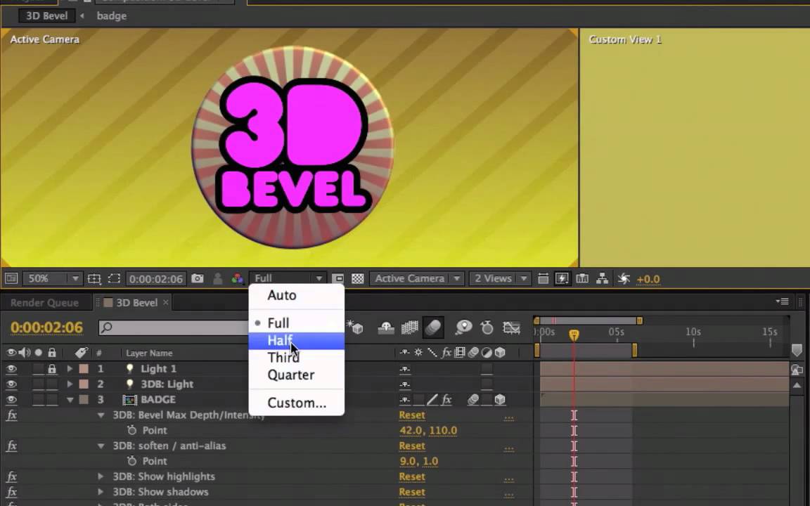 3D Bevel Script Demo - YouTube