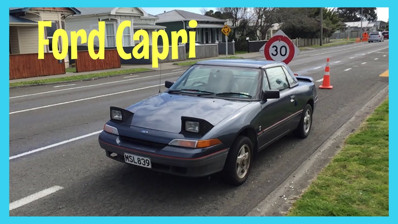 Ford Capri Convertible. 1990. Classic Ford. - YouTube