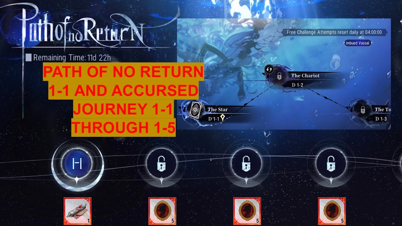 NEW UPDATE! Path of No Return 1-1 anc Accursed Journey Story 1-1 ...