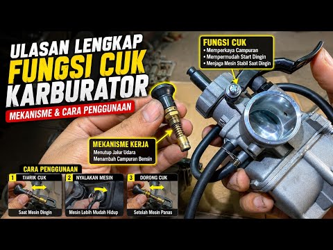 Fungsi Cuk Karburator yang Sering Disalahpahami! Ini Cara Kerjanya